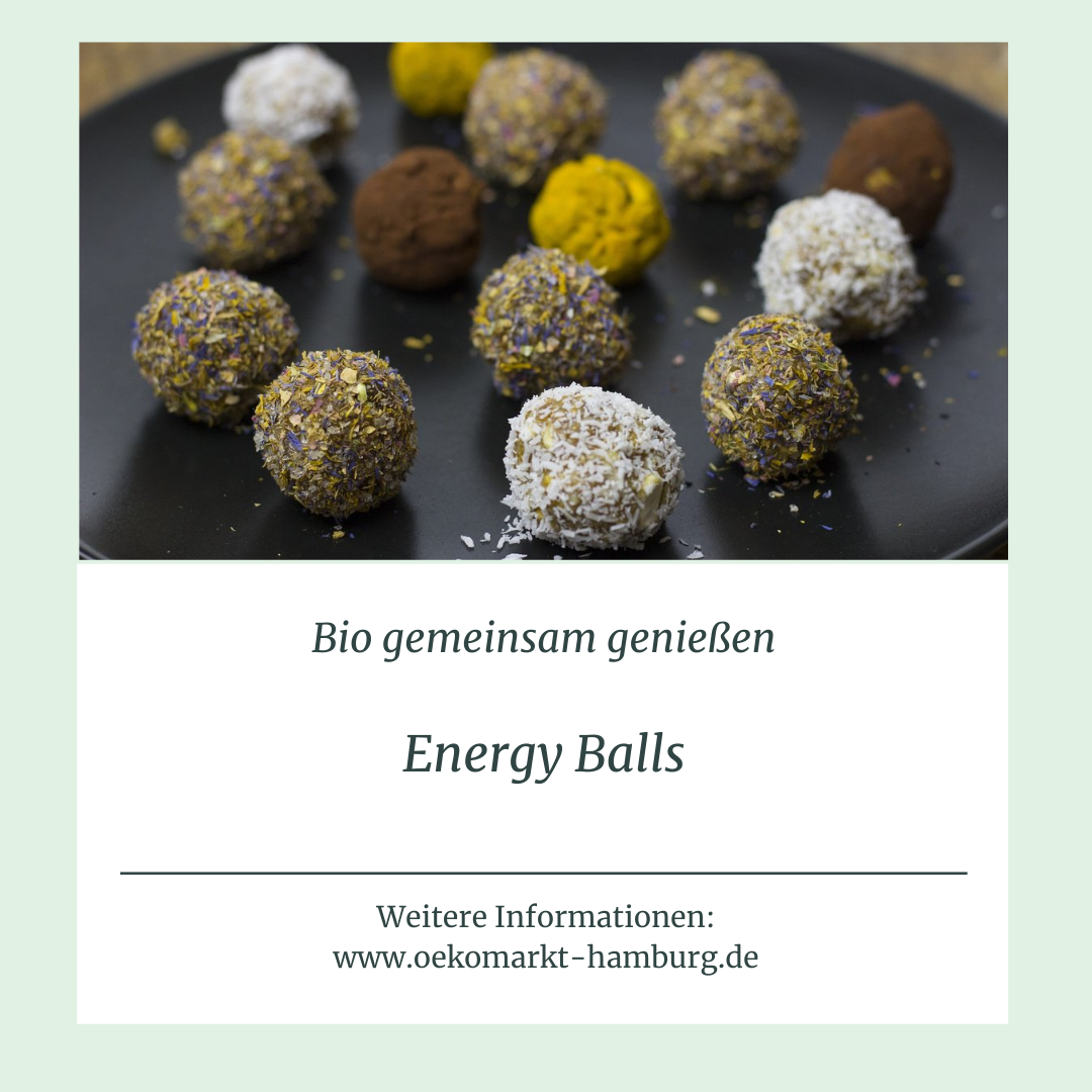 Bio-Snack to go: Energy Balls | Ökomarkt Hamburg